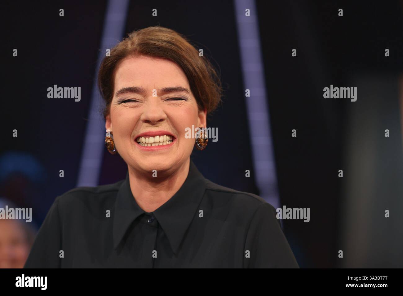 Hamburg, Germany. 14th Mar, 2025. Susanne Daubner, "Tagesschau ...