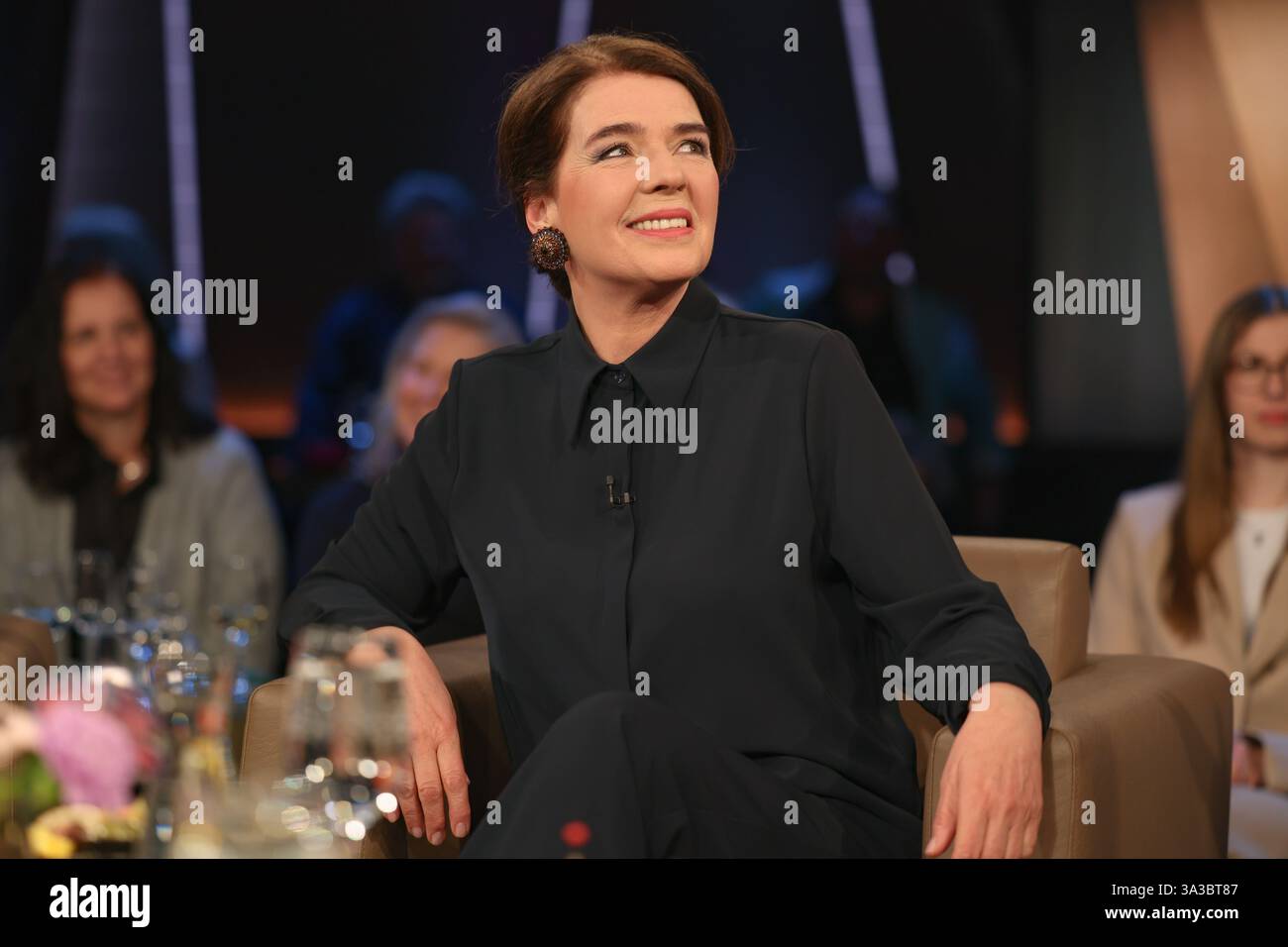 Hamburg, Germany. 14th Mar, 2025. Susanne Daubner, "Tagesschau ...