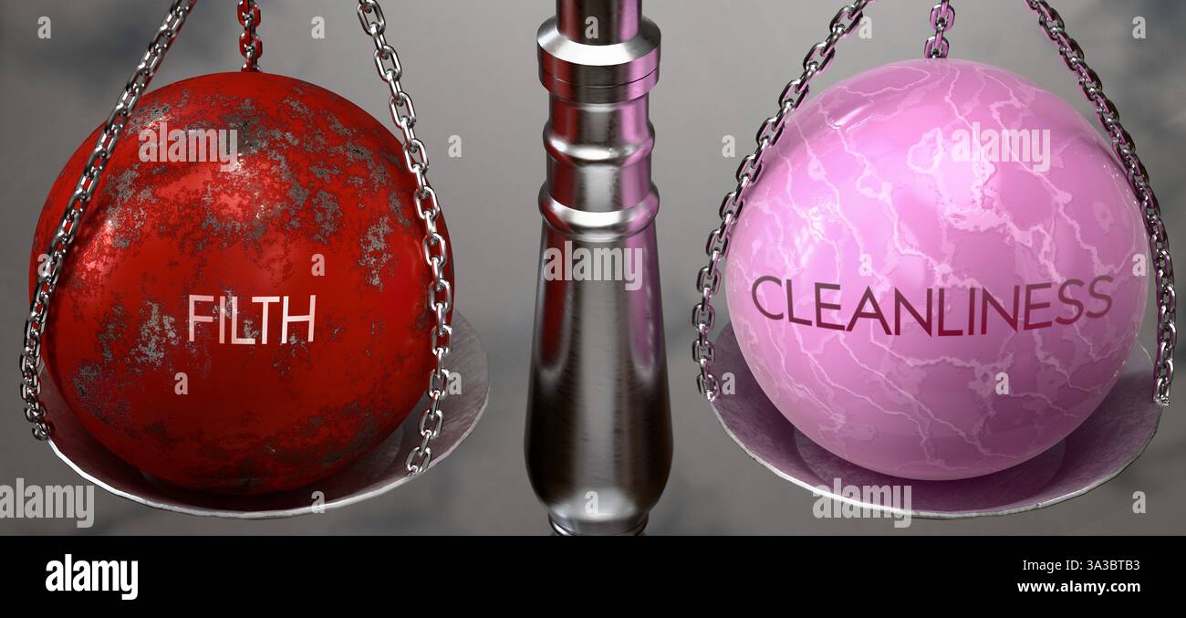 Filth or Cleanliness - weighing two choices, available options ...