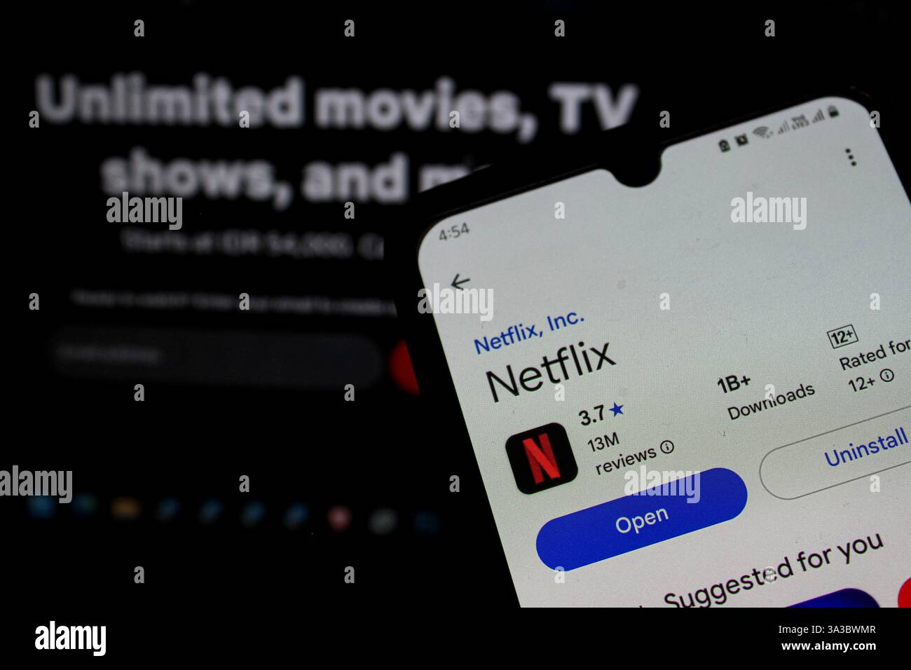 Bandung, West Java, Indonesia. 15th Mar, 2025. In this photo illustration, the Netflix Logo ...