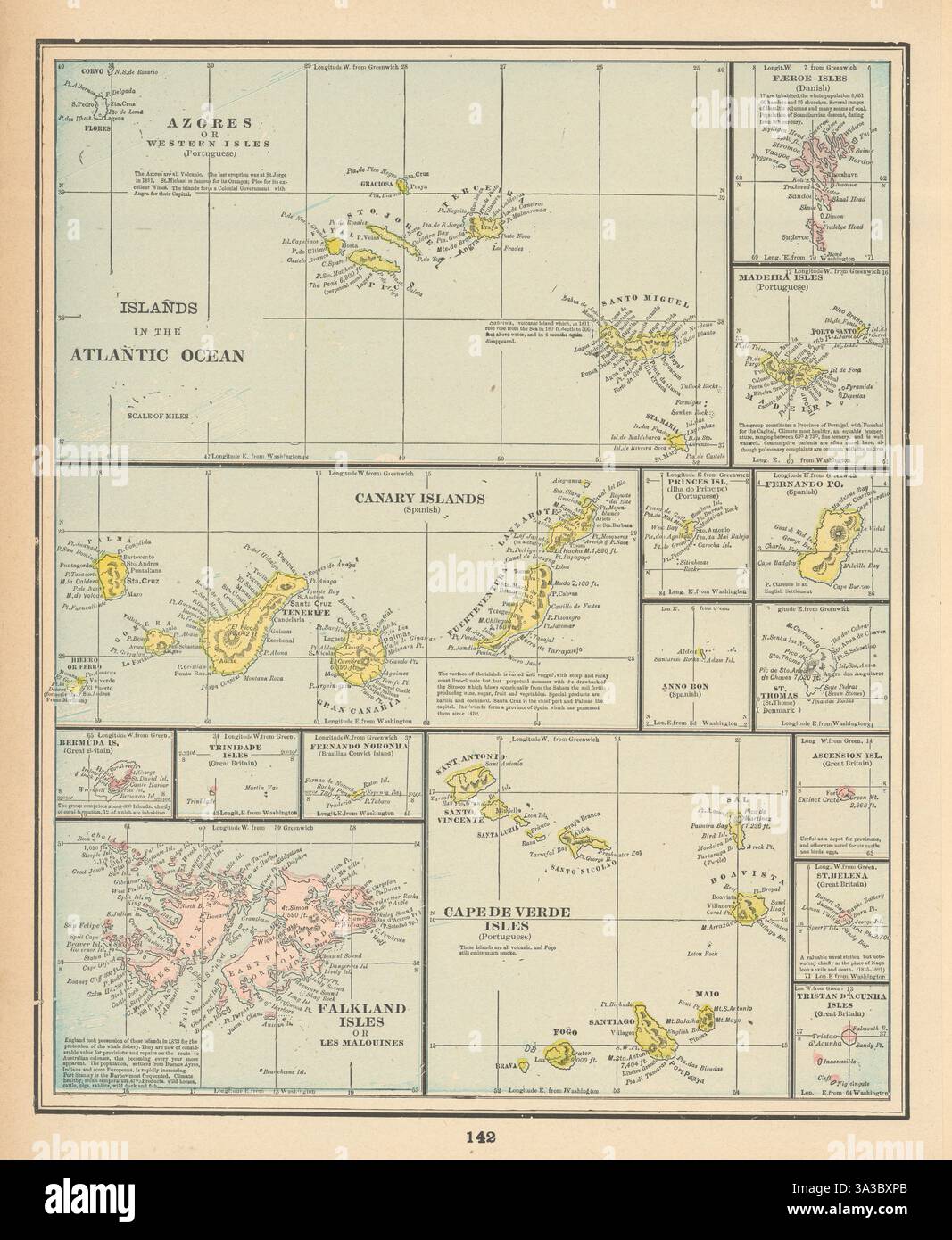 Atlantic Islands. Azores Faeroes Madeira Canary Bermuda Falklands. CRAM ...