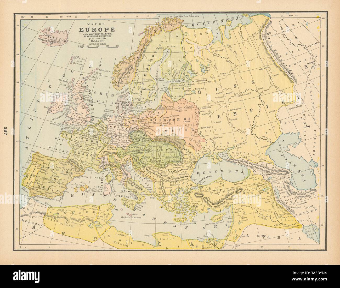 Europe from Thirty Years' War to French Revolution 1648-1789 CLARE/CRAM ...