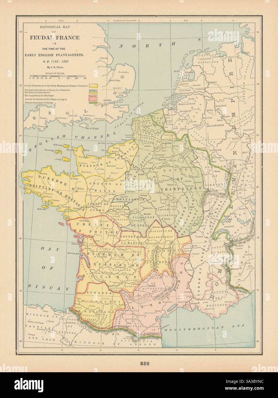 Feudal France during the early English Plantagenets AD 1152-1207. CLARE ...