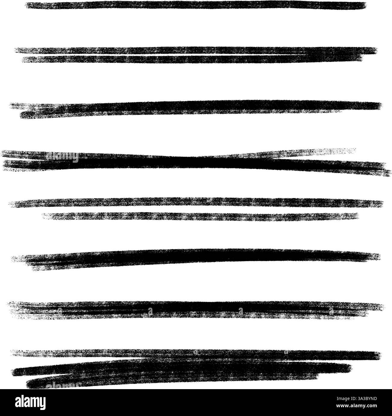 Hand drawn black crayon hi-res stock photography and images - Alamy