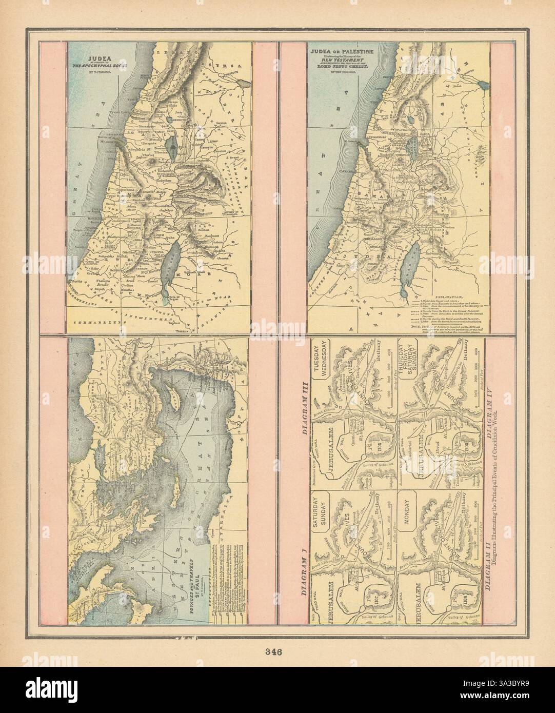 New Testament Judea. St Paul's Travels. Crucifixion Week. Israel. CRAM ...