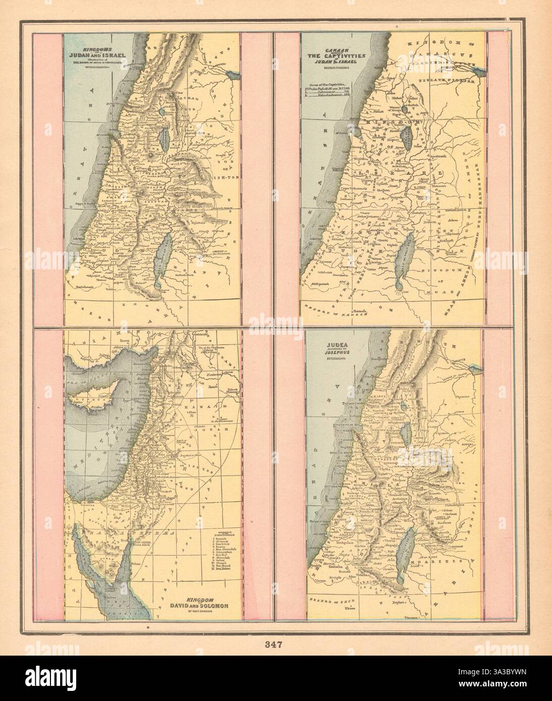 Map of canaan hi-res stock photography and images - Alamy