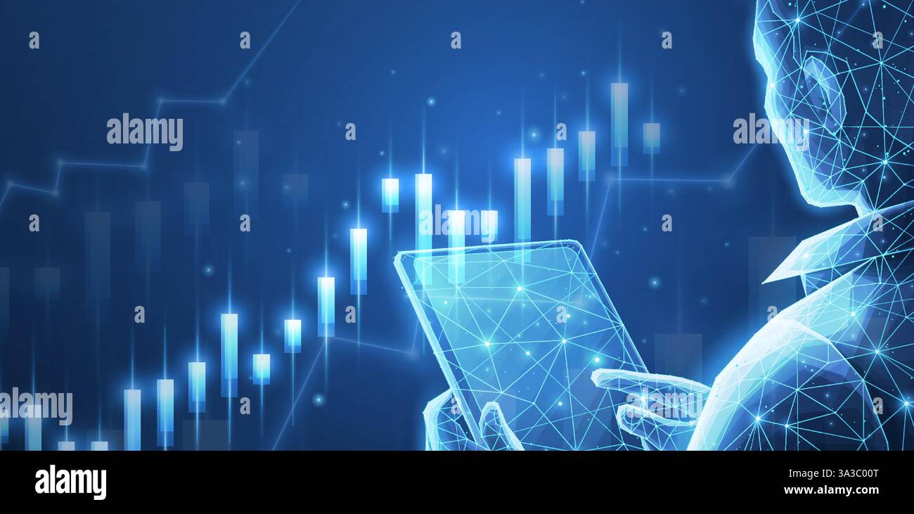 Ai stock market trader Stock Vector Images - Alamy