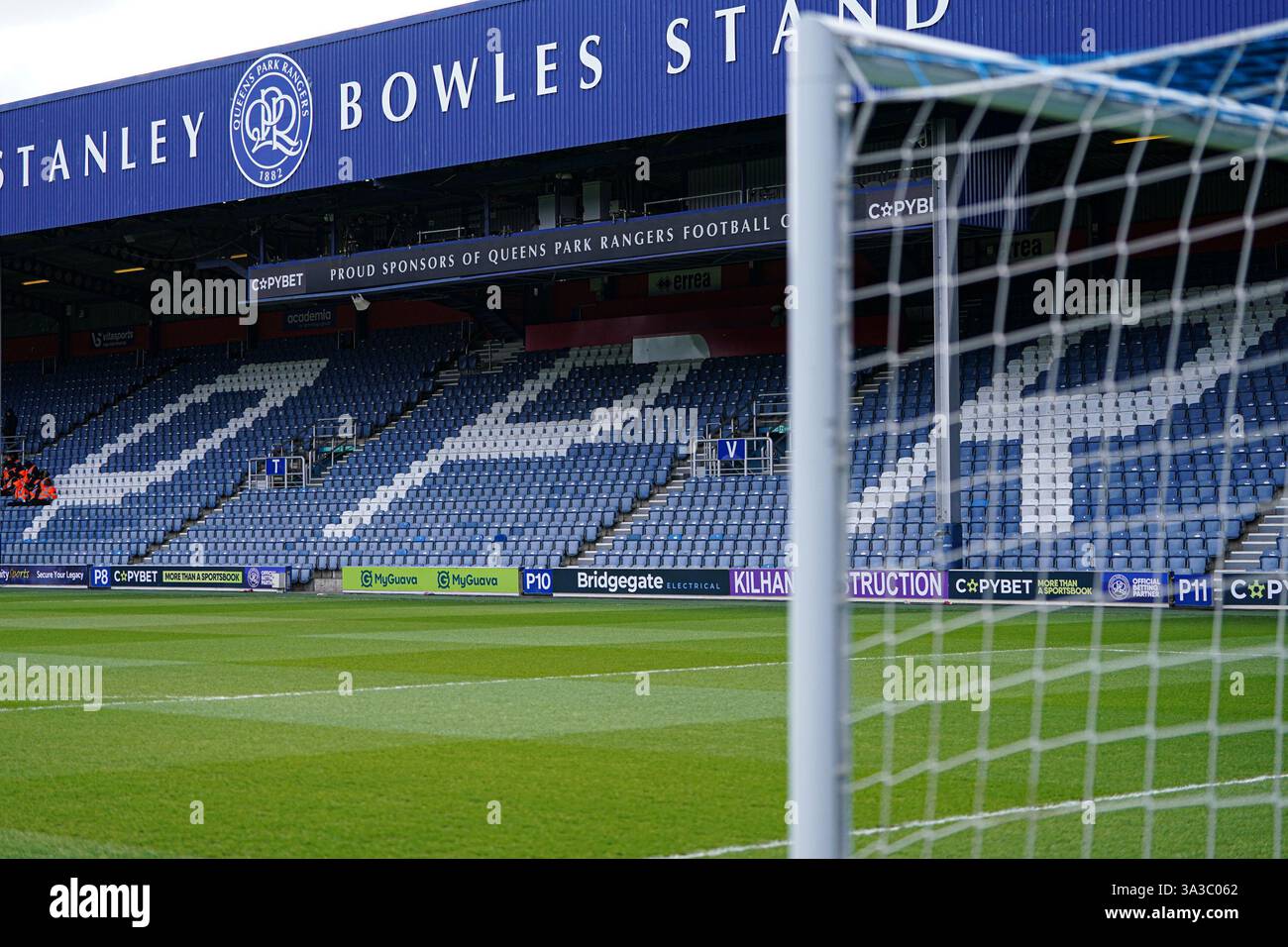 General view of Stanley Bowles stand ahead of the Sky Bet Championship ...