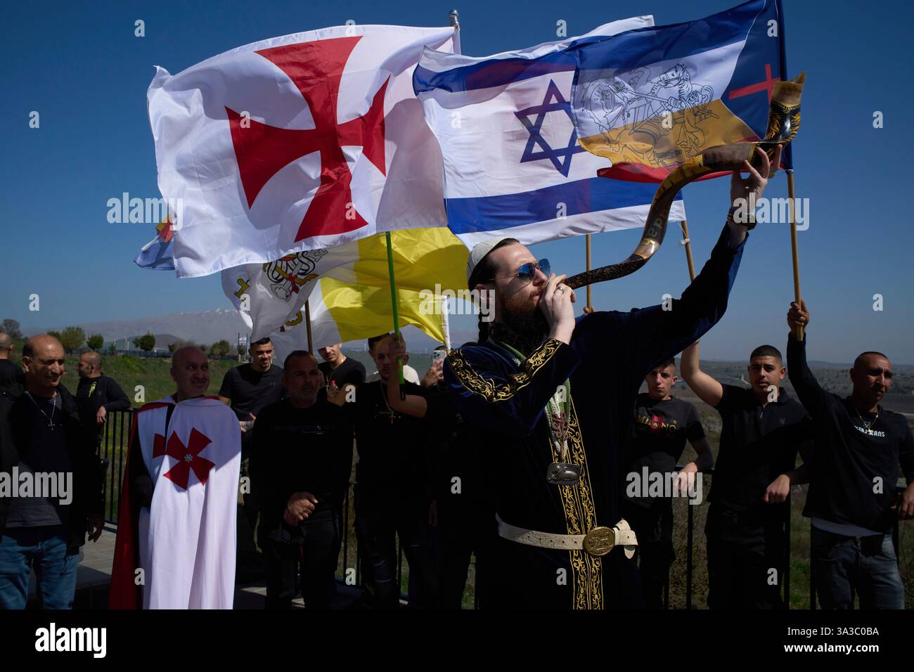 Members of the order of Knights Templar Grand Priory of the Holy Land ...