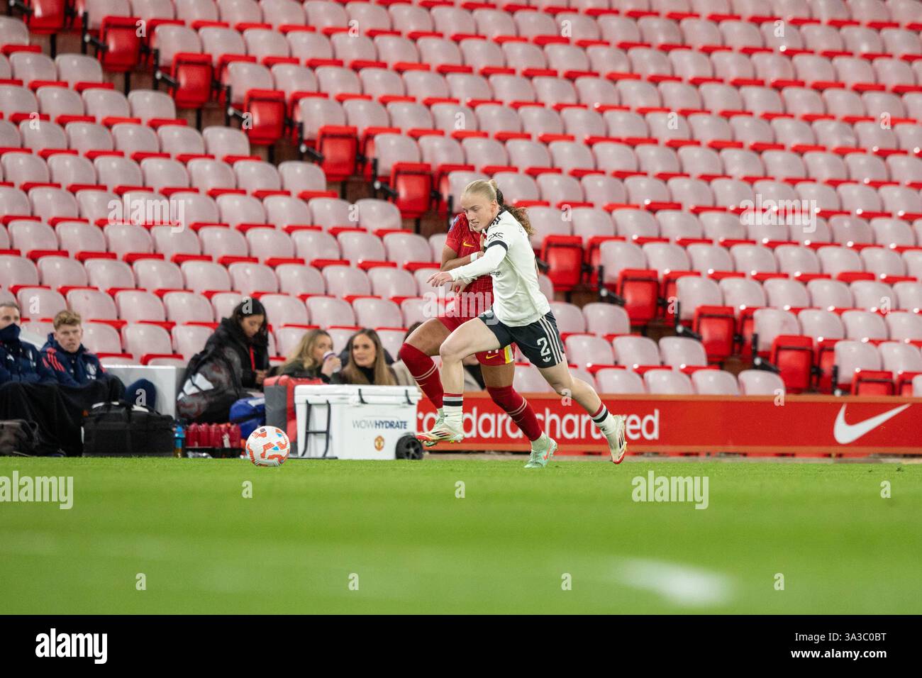 Liverpool, UK. 14th Mar, 2025. Anfield, Liverpool, England, March 14th ...