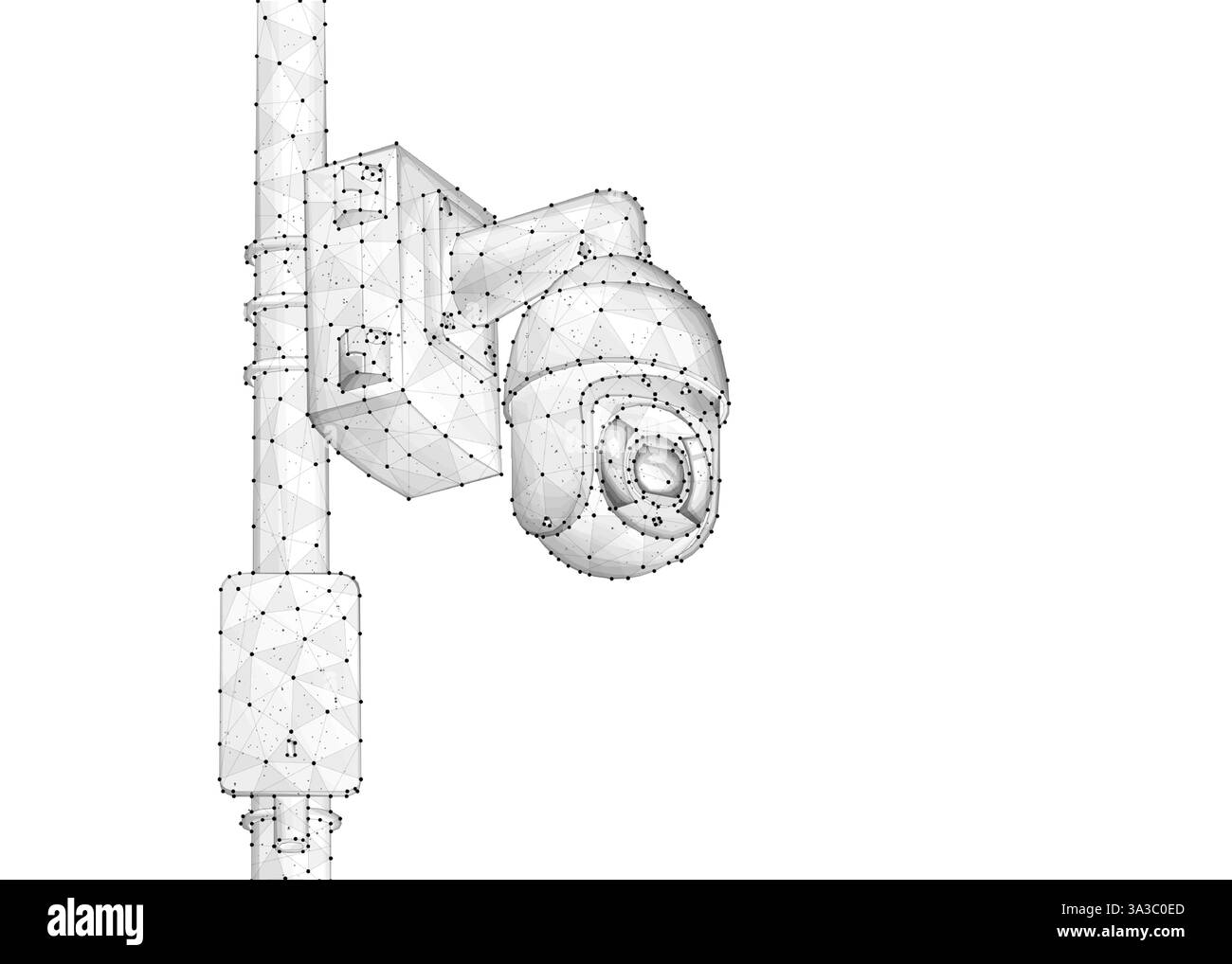 Dome security camera. Business monitoring, Camera surveillance Stock ...