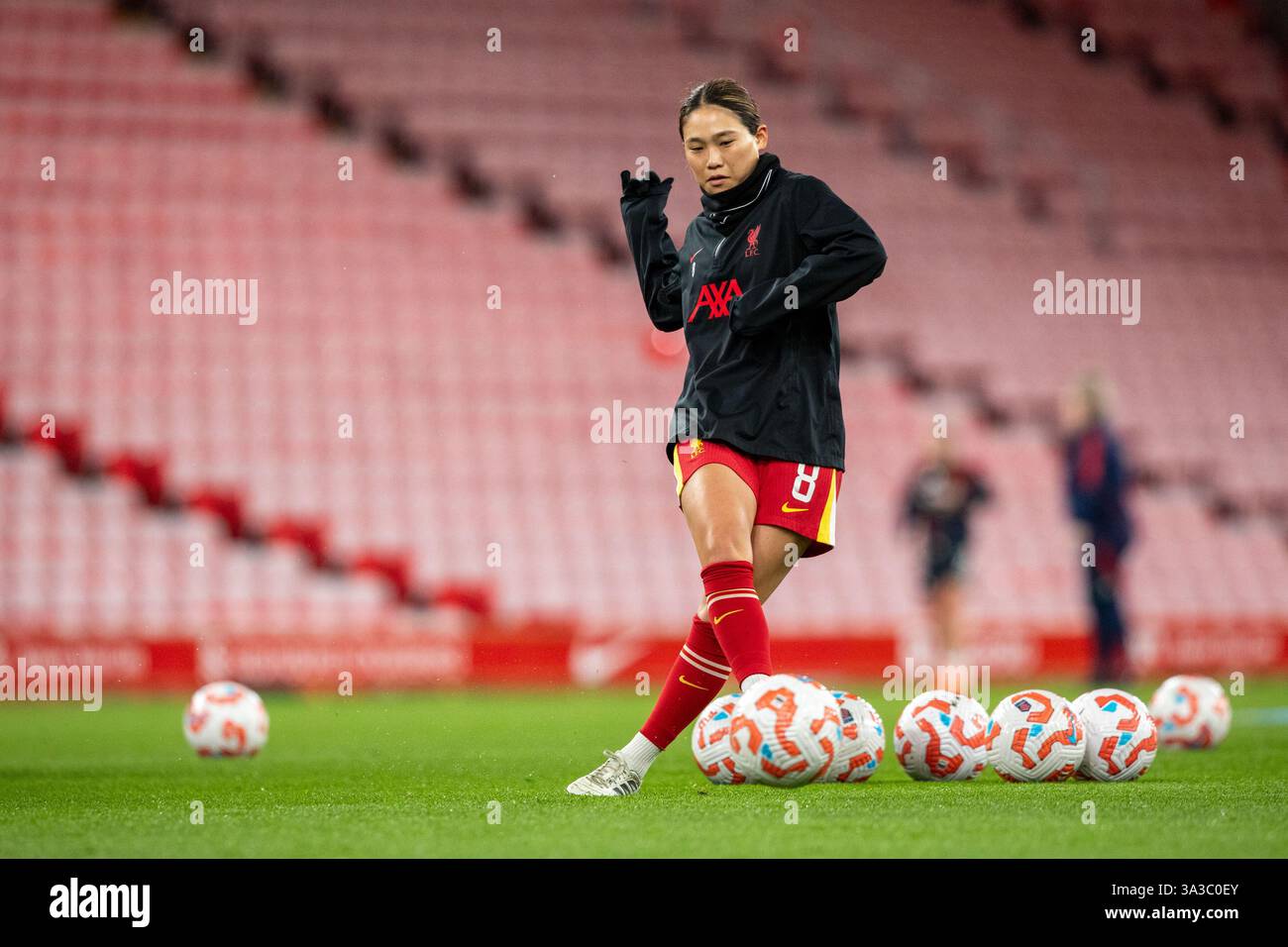 Liverpool, UK. 14th Mar, 2025. Anfield, Liverpool, England, March 14th ...
