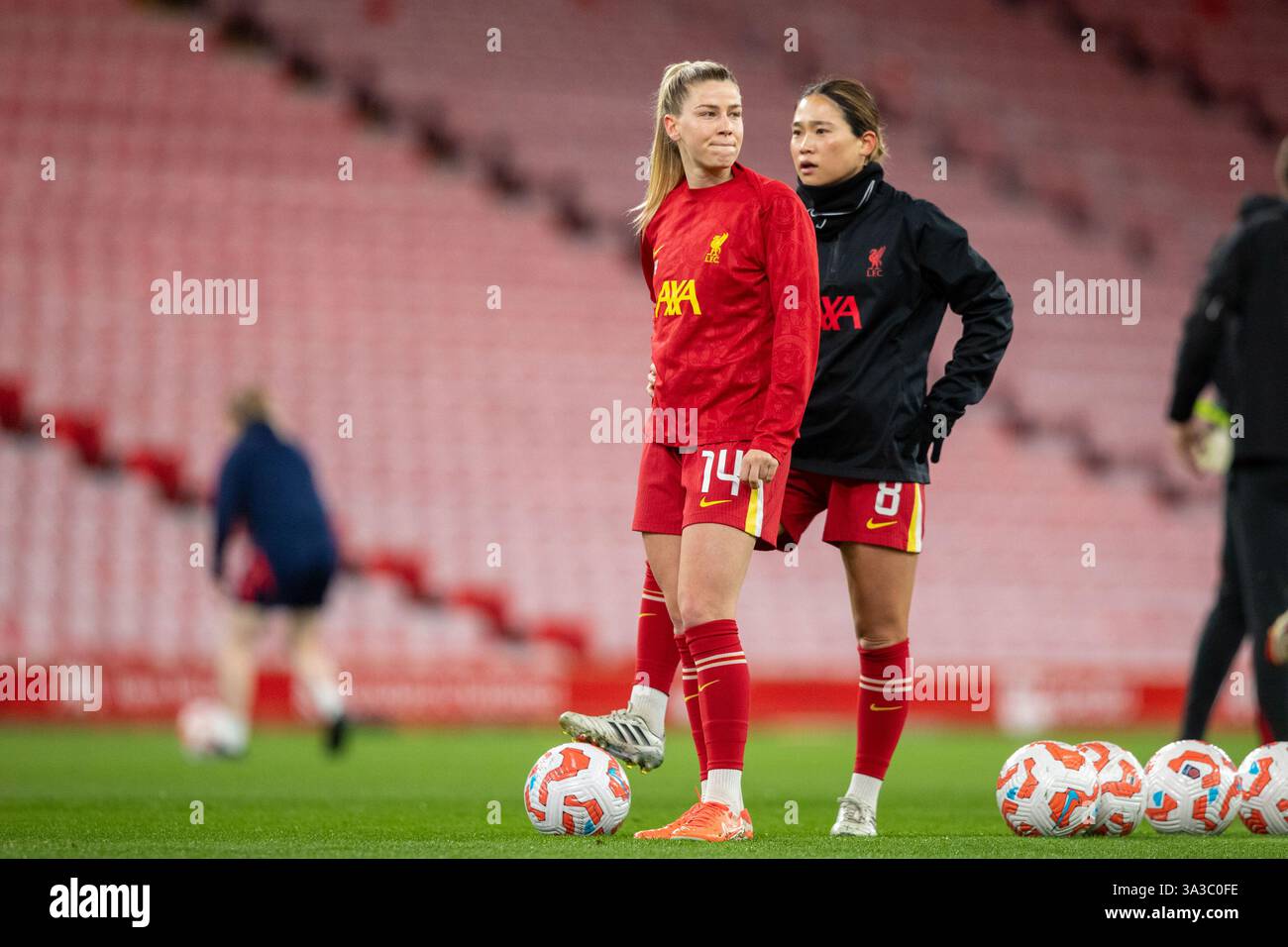 Liverpool, UK. 14th Mar, 2025. Anfield, Liverpool, England, March 14th ...