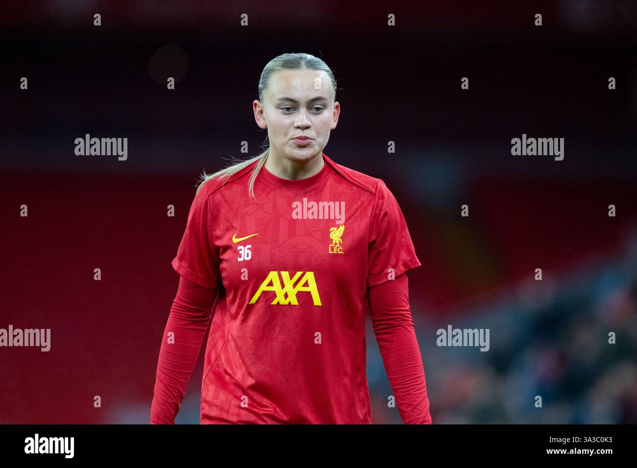 Liverpool, UK. 14th Mar, 2025. Anfield, Liverpool, England, March 14th ...