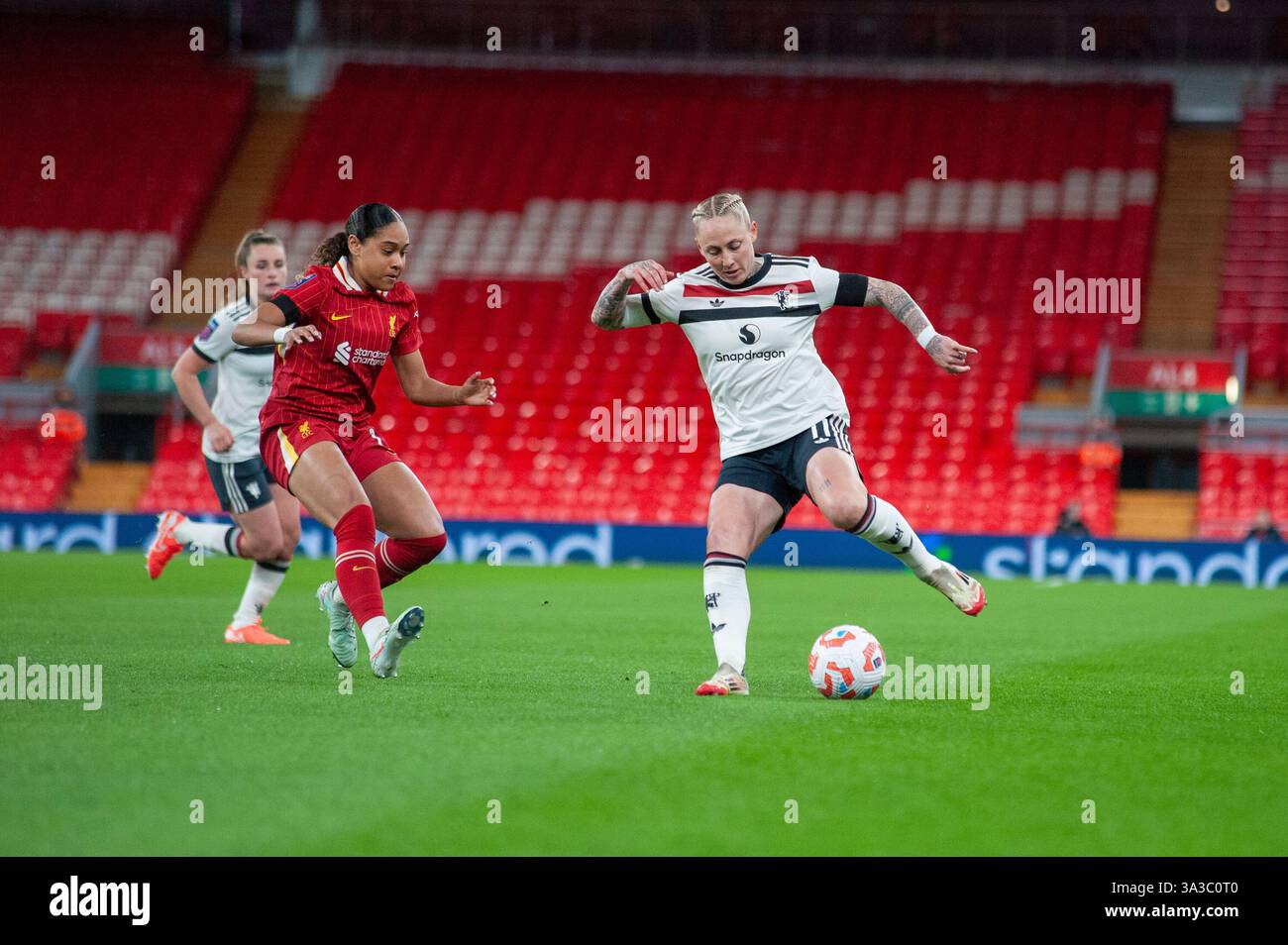 Liverpool, UK. 14th Mar, 2025. Anfield, Liverpool, England, March 14th ...