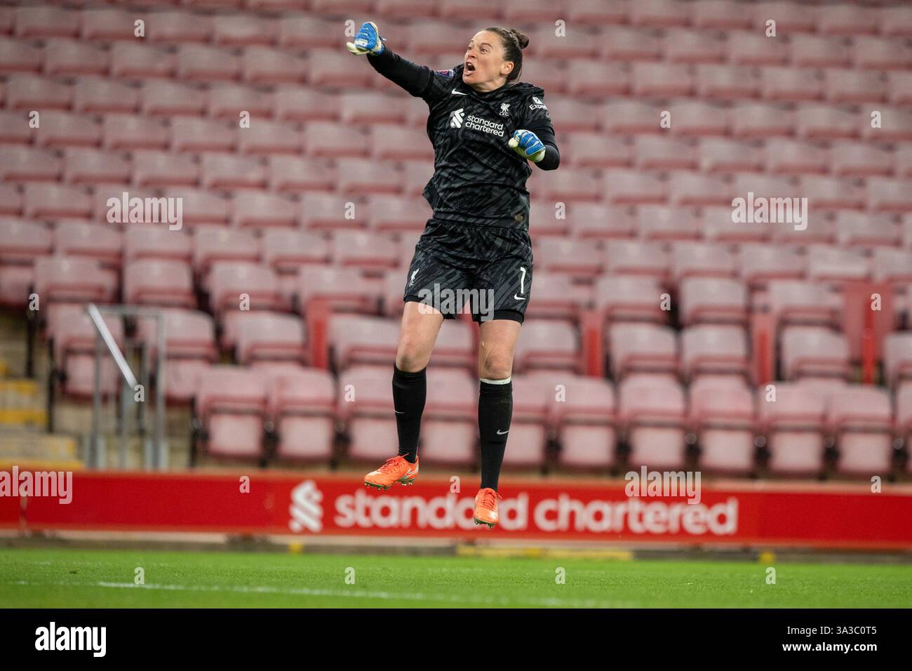Liverpool, UK. 14th Mar, 2025. Anfield, Liverpool, England, March 14th ...
