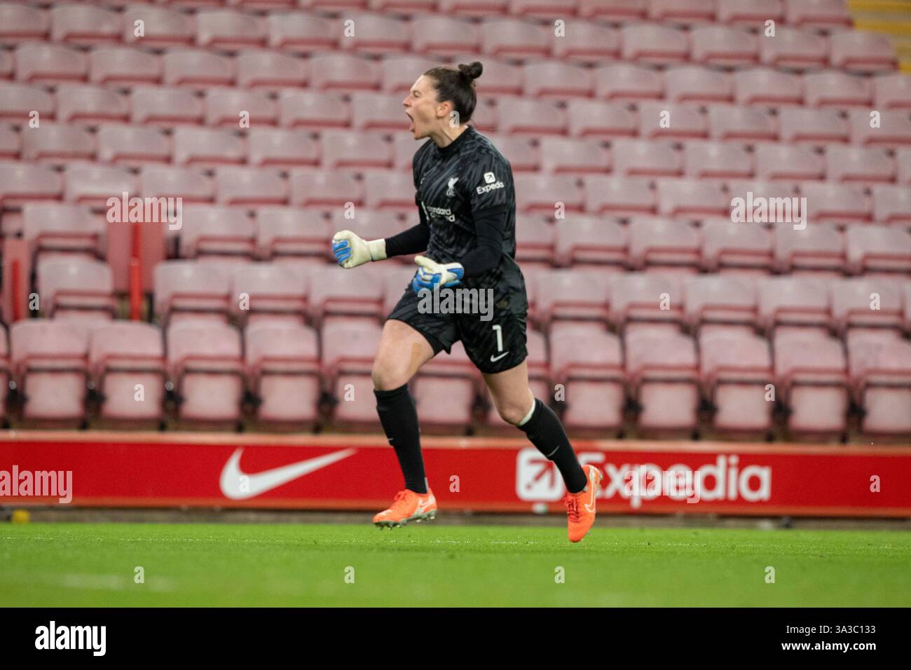 Liverpool, UK. 14th Mar, 2025. Anfield, Liverpool, England, March 14th ...