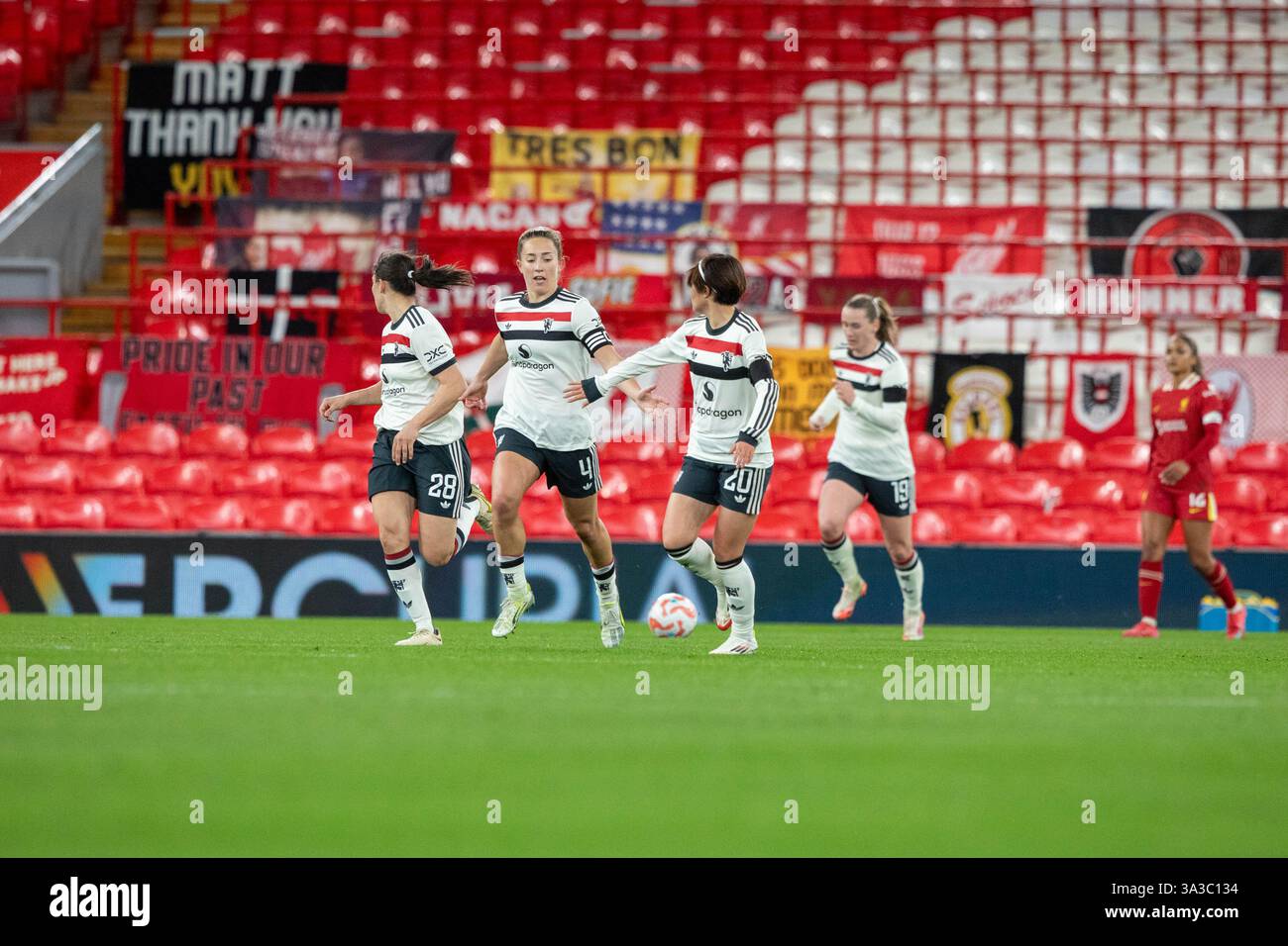 Liverpool, UK. 14th Mar, 2025. Anfield, Liverpool, England, March 14th ...