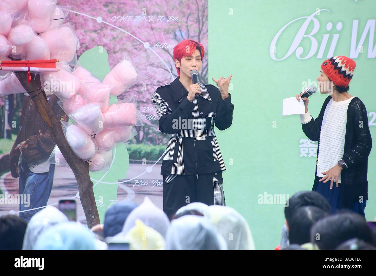TAIPEI, CHINA - MARCH 15, 2025 - South Korean male singer Bii attends ...