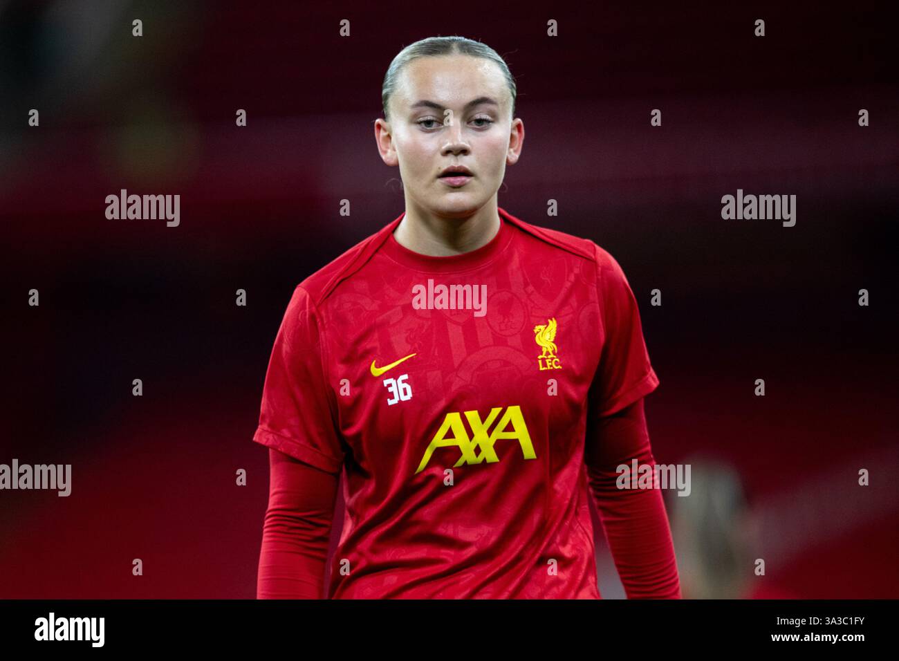 Liverpool, UK. 14th Mar, 2025. Anfield, Liverpool, England, March 14th ...