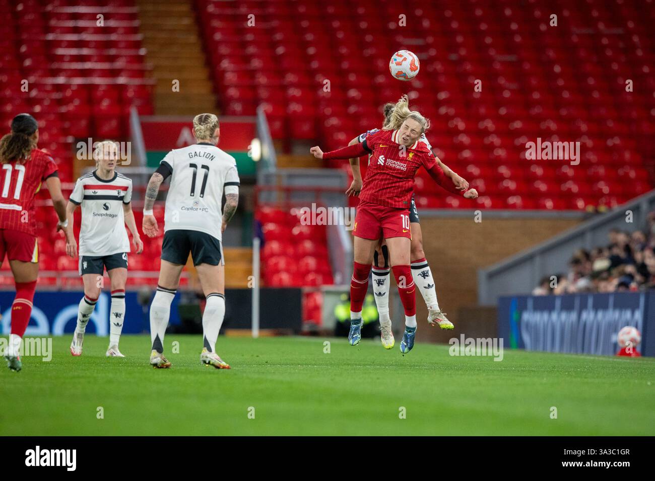 Liverpool, UK. 14th Mar, 2025. Anfield, Liverpool, England, March 14th ...