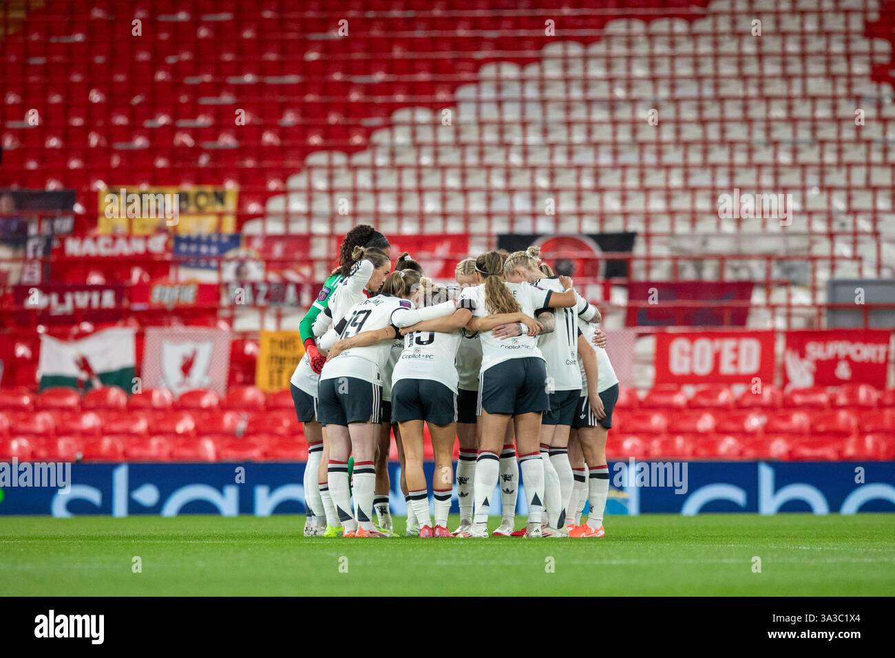 Liverpool, UK. 14th Mar, 2025. Anfield, Liverpool, England, March 14th ...
