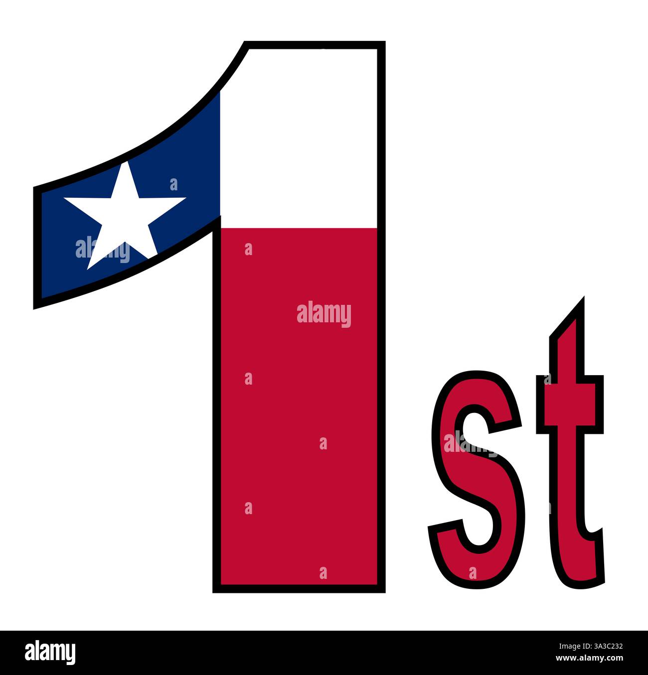 First texas flag Cut Out Stock Images & Pictures - Alamy