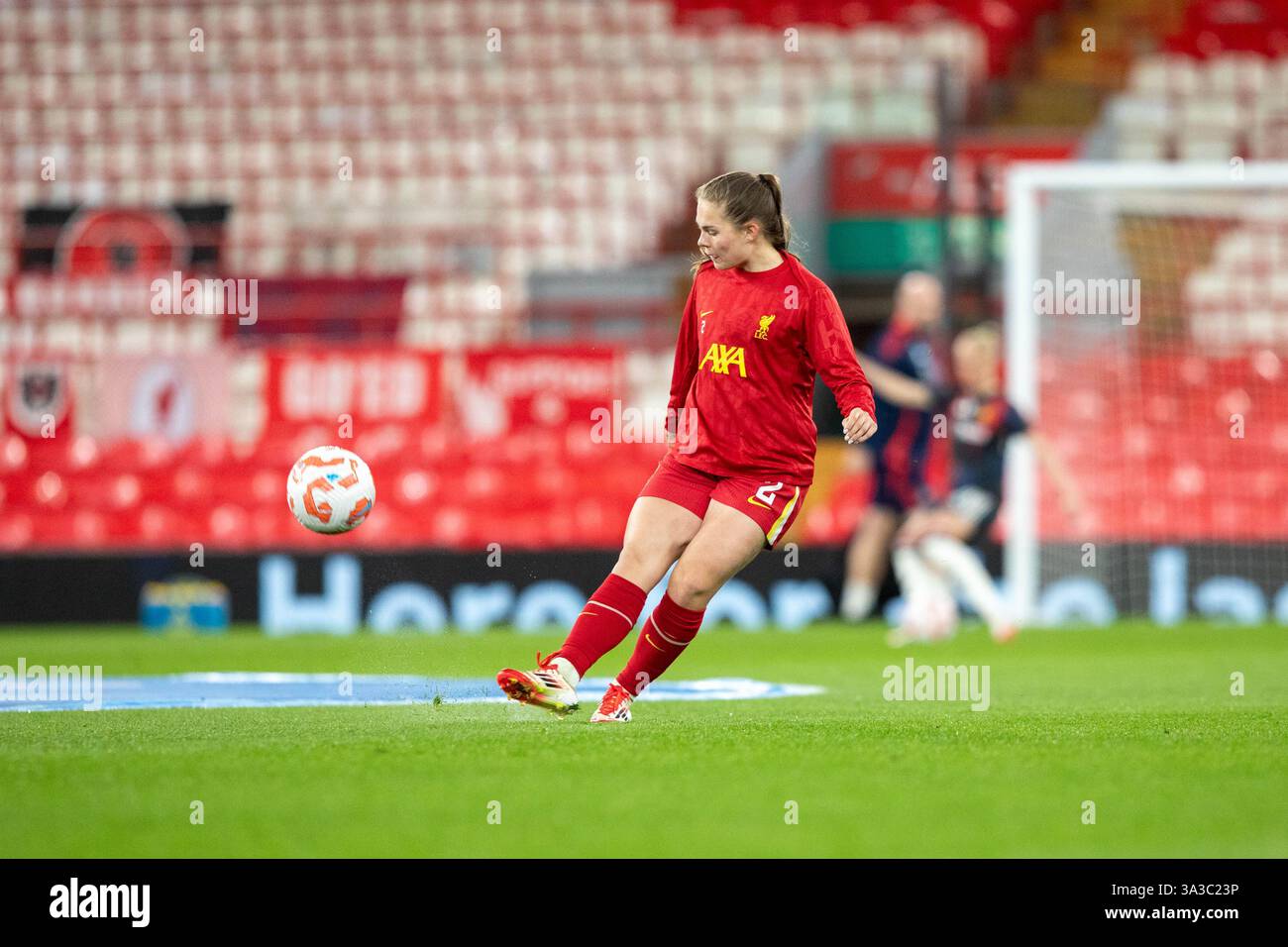 Liverpool, UK. 14th Mar, 2025. Anfield, Liverpool, England, March 14th ...