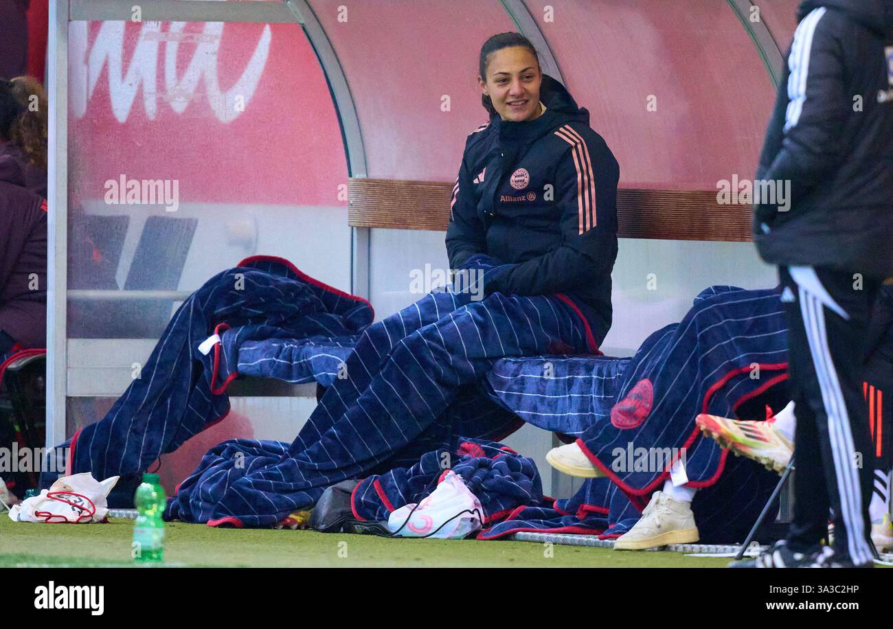 Munich, Germany. 14th Mar, 2025. Maria Luisa Grohs, FCB Women 1 in the ...