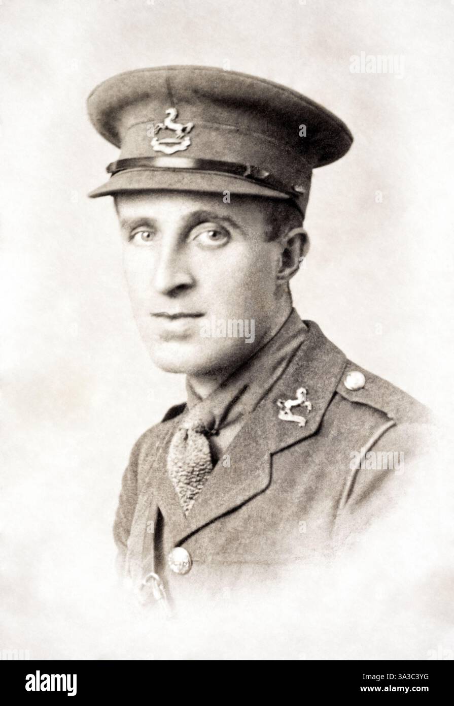 An officer in the King's Regiment during the First World War Stock Photo - Alamy