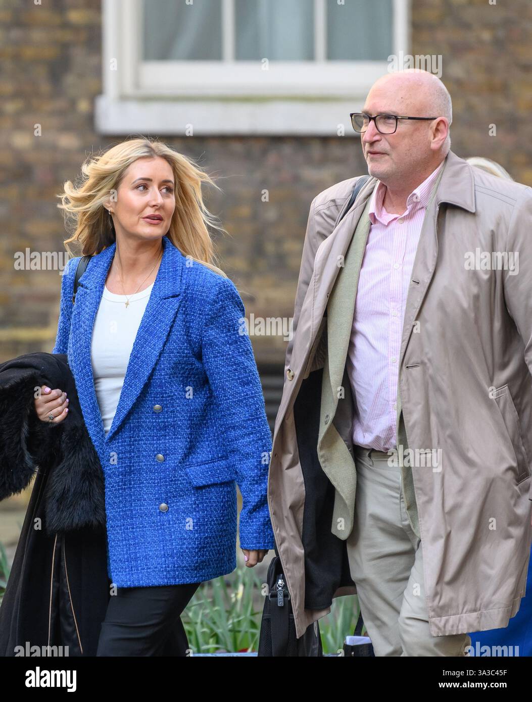 Katie Amess in Downing Street for a meeting with Kier Starmer and ...