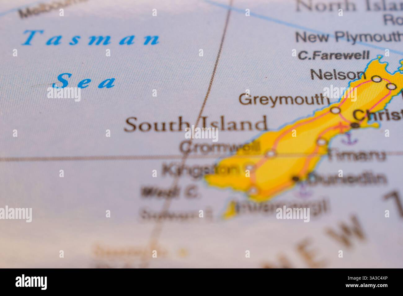 Nelson outline map hi-res stock photography and images - Alamy