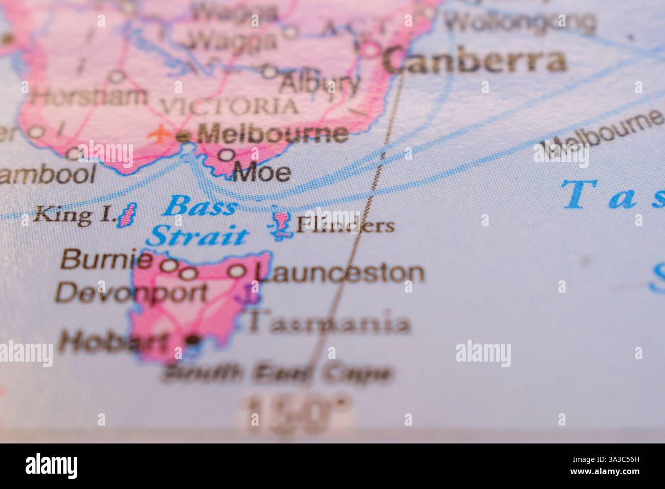 Moe On The World Map-Geo Political Map Stock Photo - Alamy