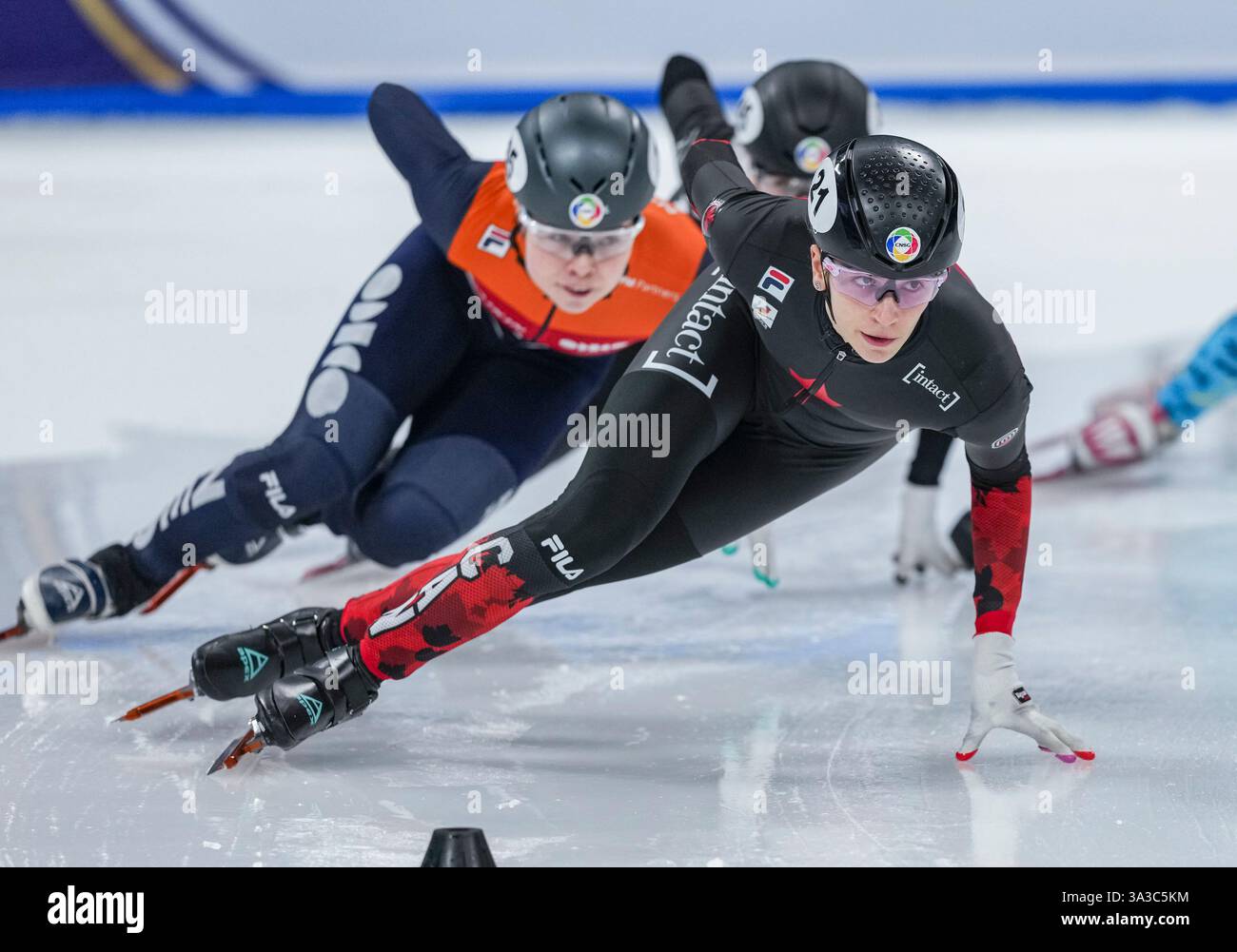Beijing, China. 15th Mar, 2025. Rikki Doak of Canada competes during ...