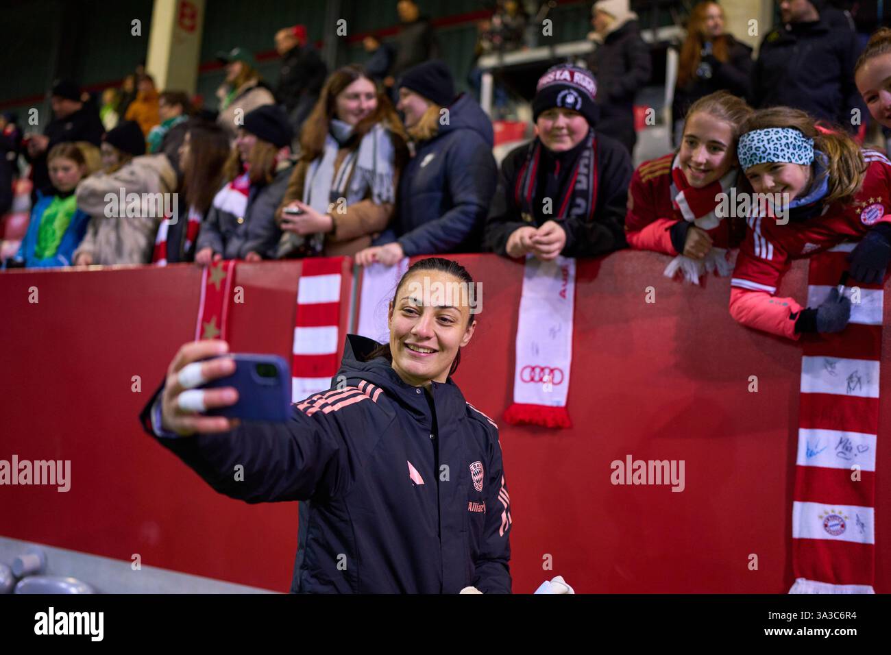 Munich, Germany. 14th Mar, 2025. Maria Luisa Grohs, FCB Women 1 in the ...