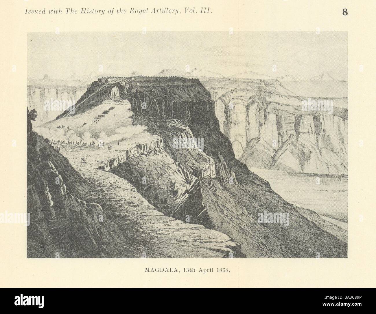 Battle of Magdala 1868. Abyssinia Expedition. Ethiopia. Royal Artillery ...