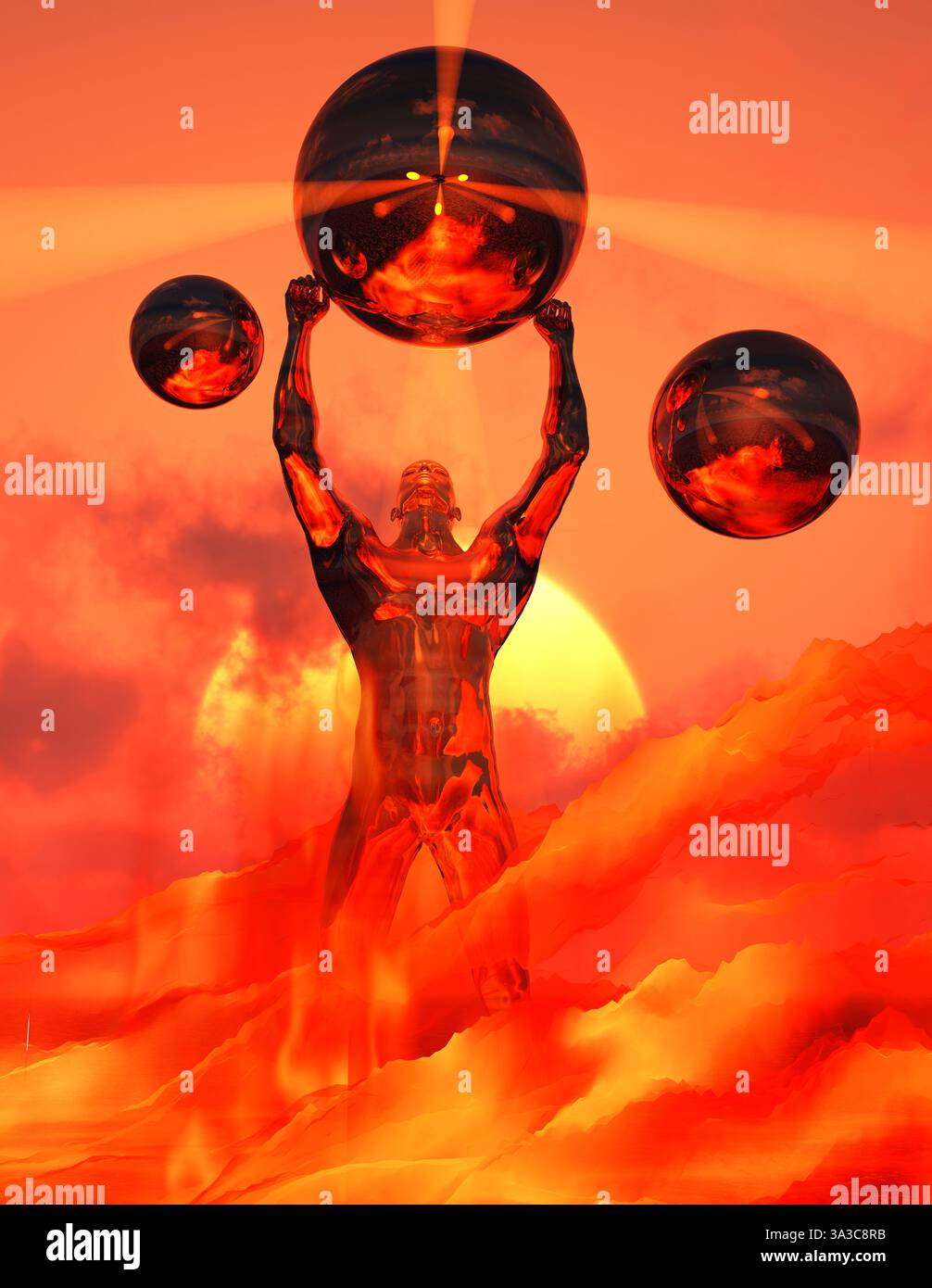 Artificial intelligence planet hi-res stock photography and images - Alamy