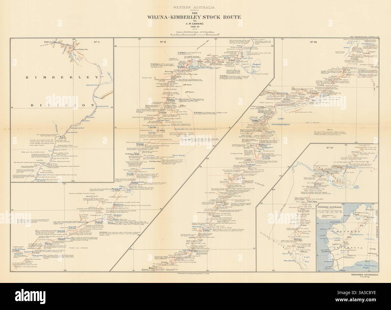 Kimberley australia map hi-res stock photography and images - Alamy