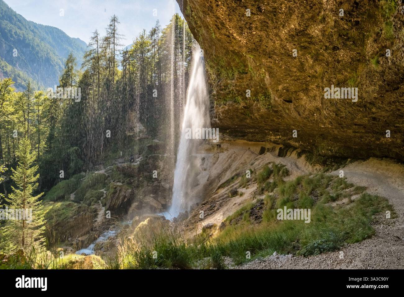 Overhead pan waterfall in nature hi-res stock photography and images ...