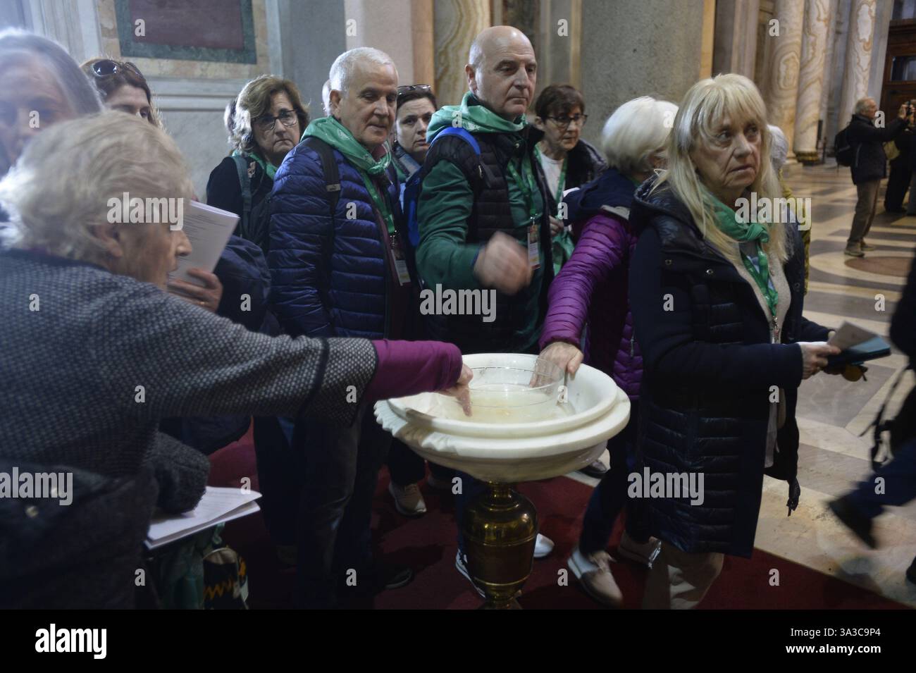 Rome, Italy. 15th Mar, 2025. Rome, Jubilee 2025 pilgrimage of the ...