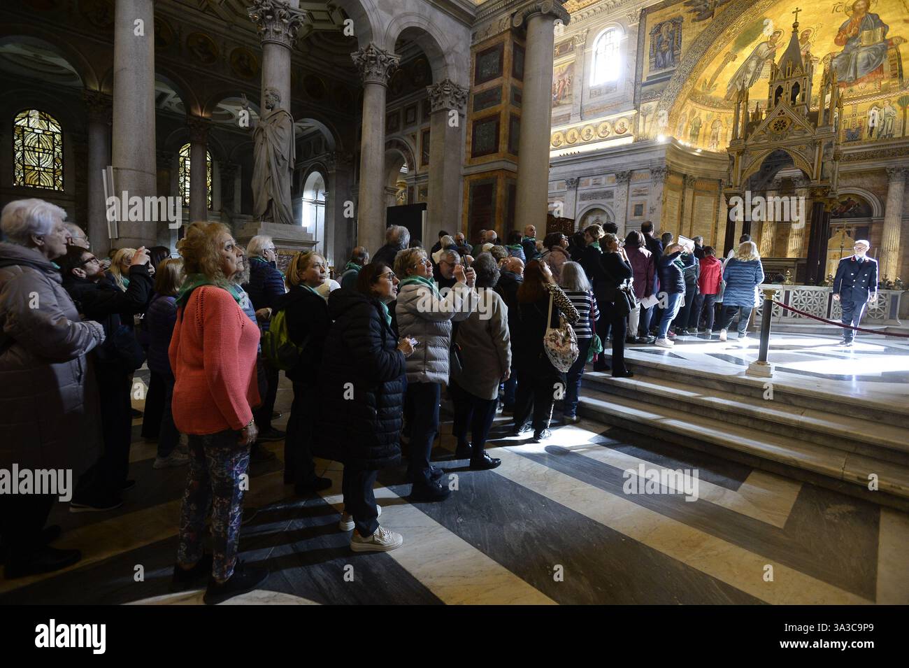 Rome, Italy. 15th Mar, 2025. Rome, Jubilee 2025 pilgrimage of the ...