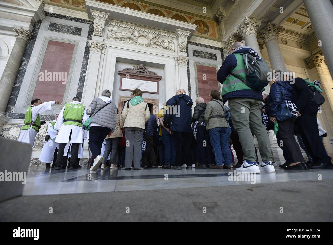 Rome, Italy. 15th Mar, 2025. Rome, Jubilee 2025 pilgrimage of the ...