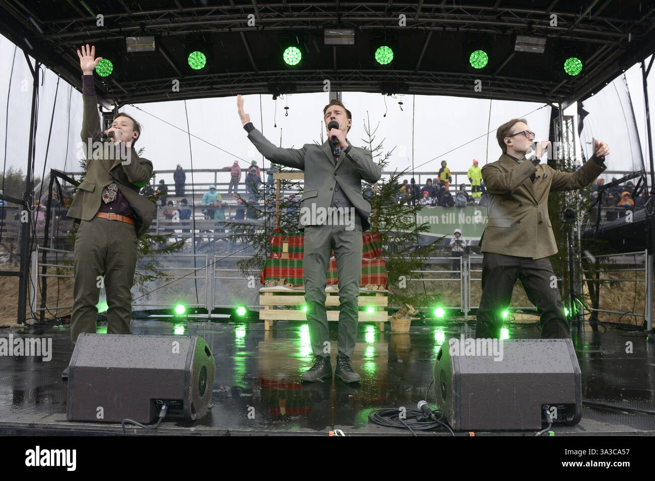 The Finnish group KAJ (left to right: Jakob Norrgård, Kevin Holmström ...