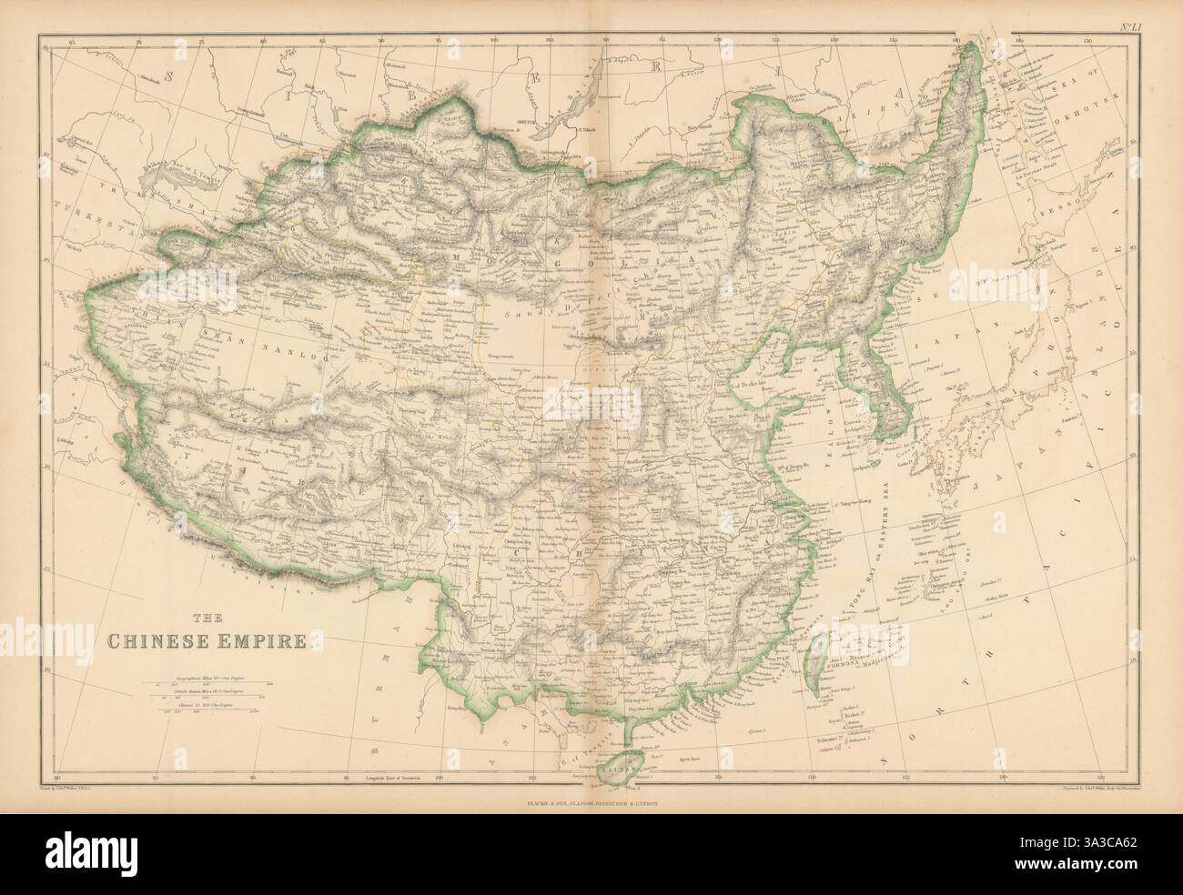 The Chinese Empire by Edward Weller. China, Mongolia, Tibet & Korea ...