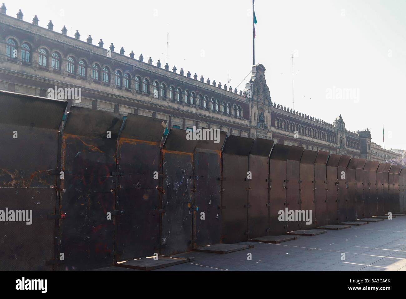 Metal Fences Placement To Protect National Palace For Protests Metal ...