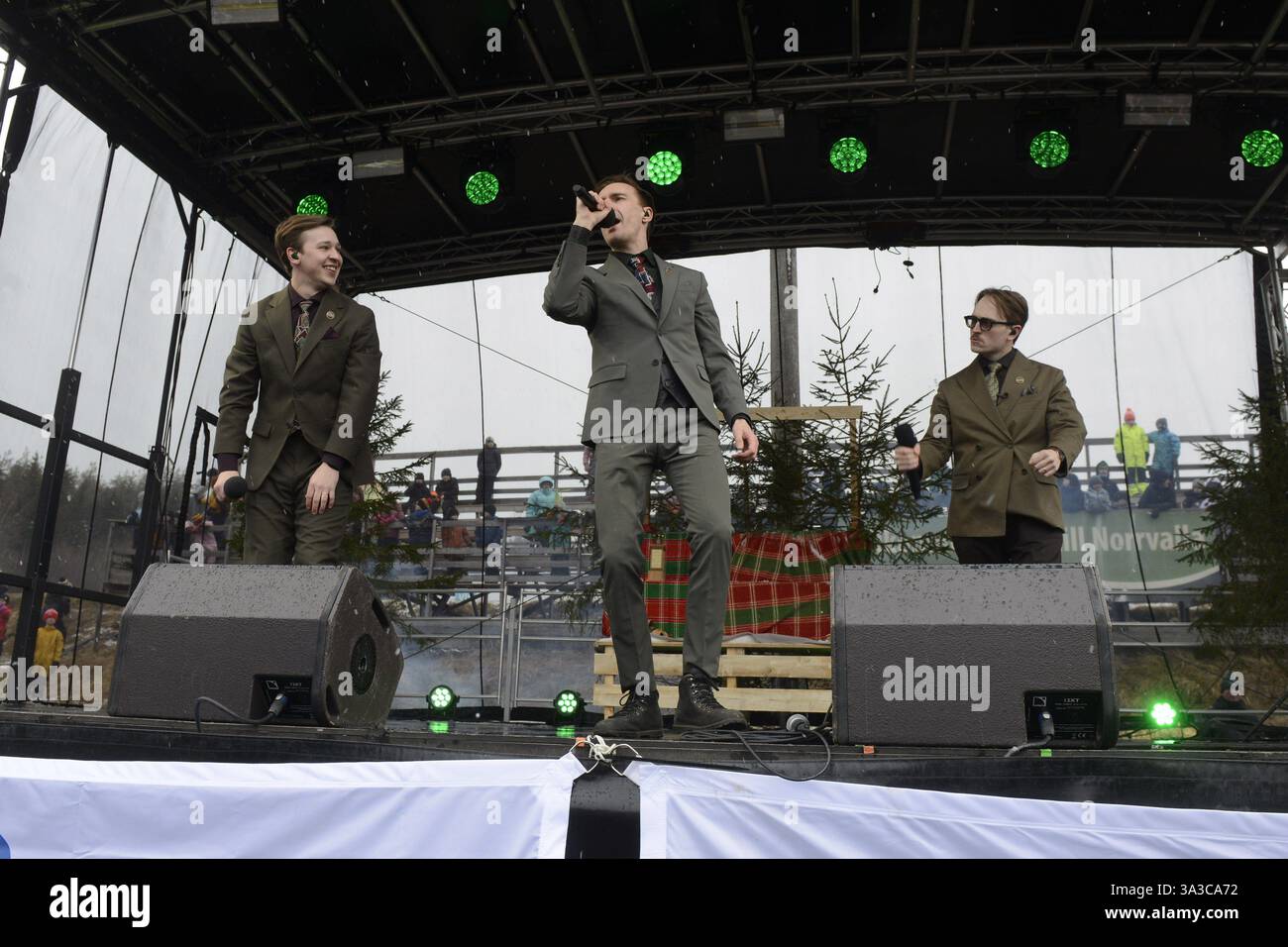 The Finnish group KAJ (left to right: Jakob Norrgård, Kevin Holmström ...