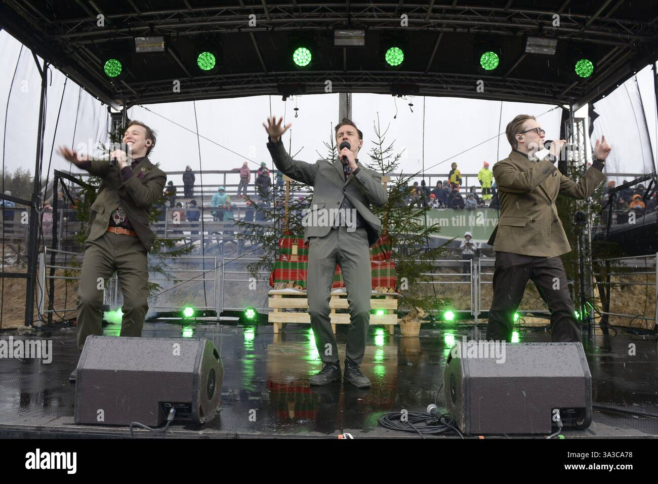 The Finnish group KAJ (left to right: Jakob Norrgård, Kevin Holmström ...