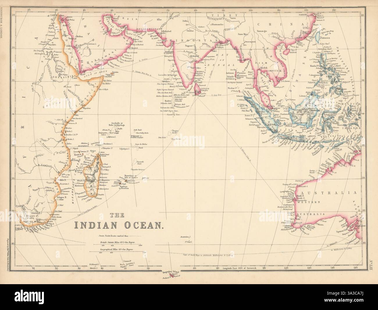 China india map hi-res stock photography and images - Alamy