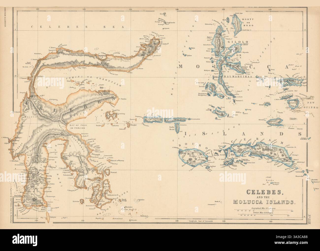 Celebes and the Molucca Islands by Edward Weller. Indonesia Sulawesi ...