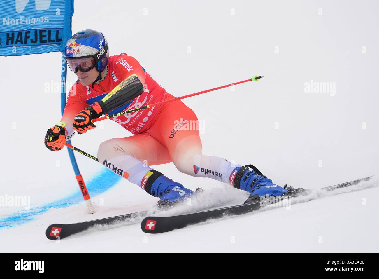 Switzerland's Marco Odermatt competes in an alpine ski, men's World Cup ...